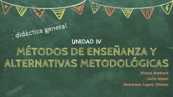 UNIDAD IV | Genially