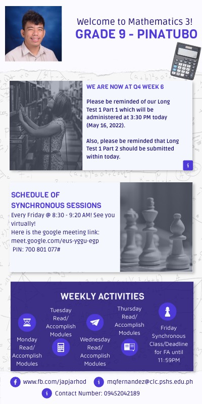 Grade 9 Pinatubo | Genially