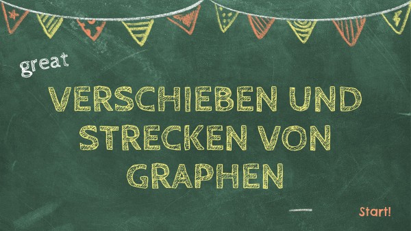 Verschieben und Strecken von Graphen