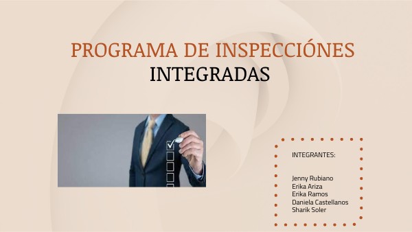 Programas de inspecciones integradas | Genially