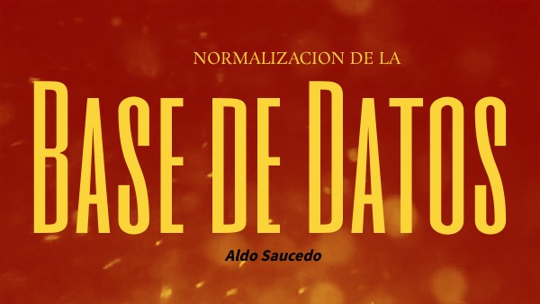 Normalizacion de base de datos | Genially