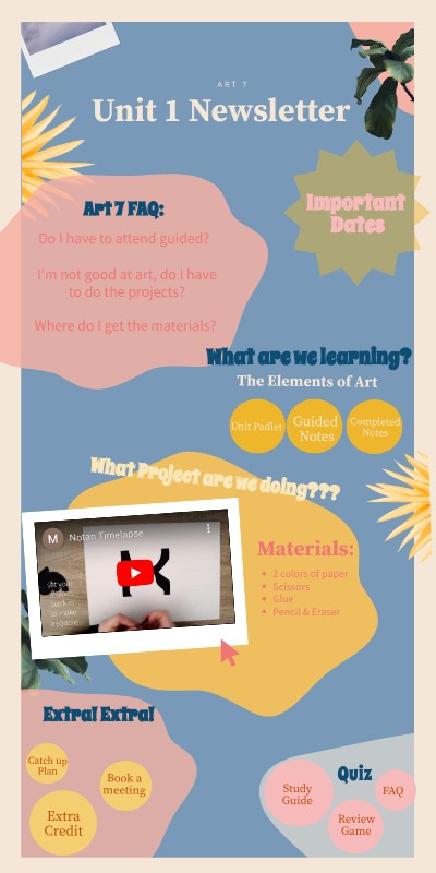 Unit 1 Newsletter TT