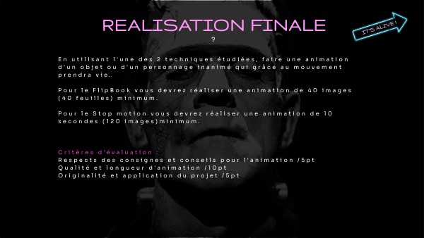 Consigne Finale | Genially