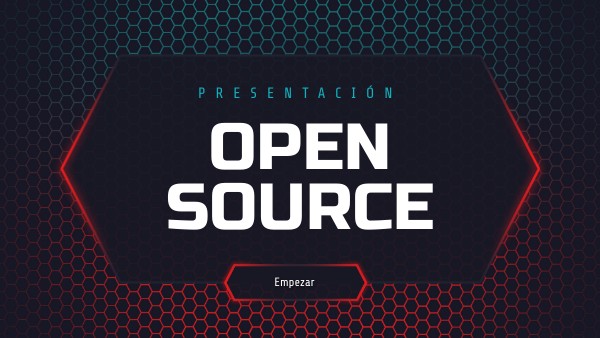 PRESENTACIÓN OPEN SOURCE | Genially