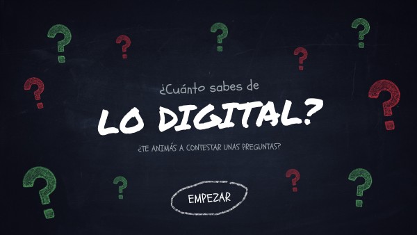 SER O NO SER DIGITAL