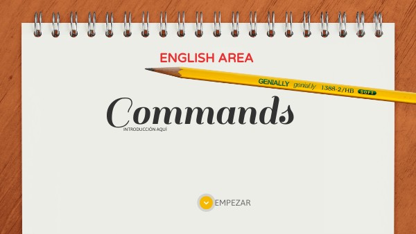 COMMANDS | Genially