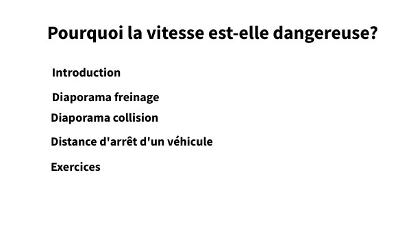 Sécurité routière | Genially