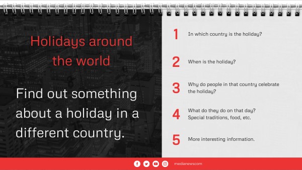 Holidays around the world | Genially