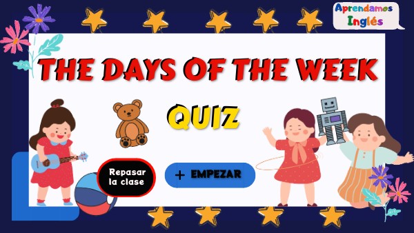 The days of the week game | Genially