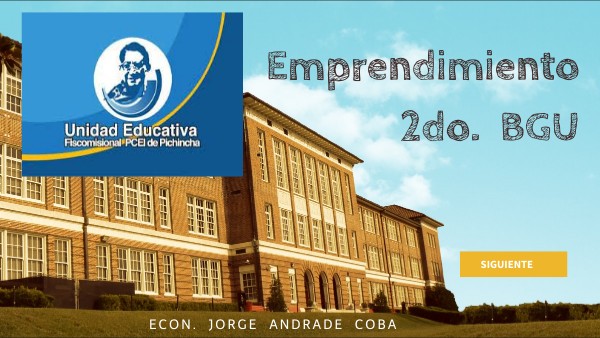 Emprendimiento 2do. BGU | Genially