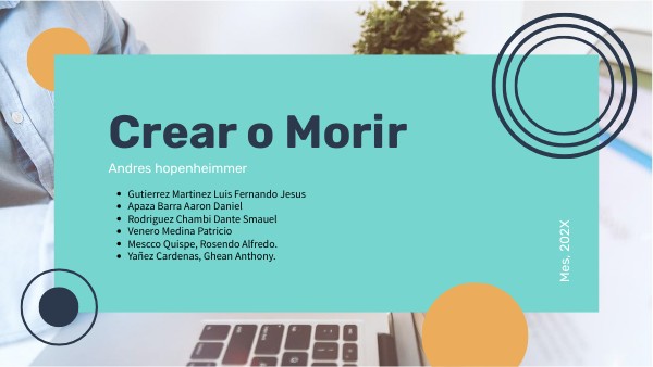 Crear o morir comentario | Genially