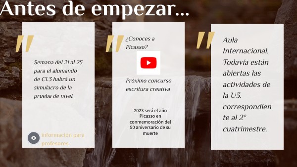 Unidad 4. Sesión 5. Parte 1 | Genially