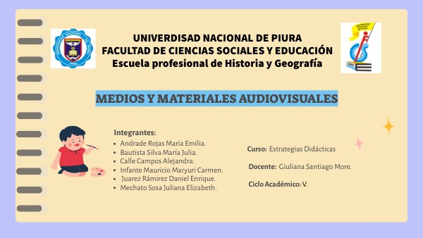 Medios y Materiales Audiovisuales | Genially