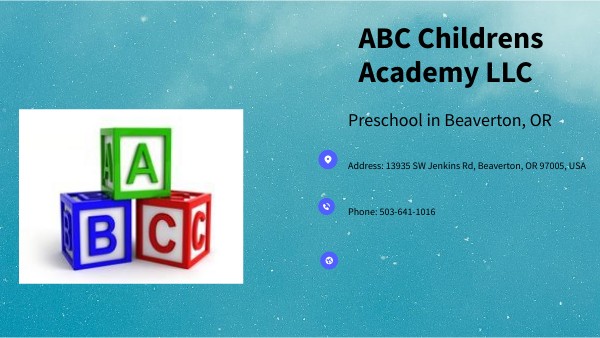 ABC Childrens Academy LLC | Genially