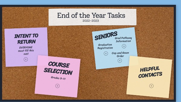 End of Year Tasks - MAC