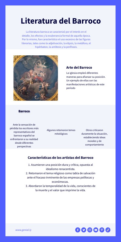 Literatura del Barroco | Genially