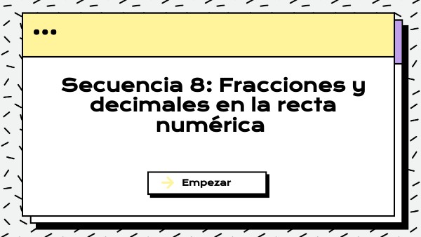 Fracciones en la recta | Genially