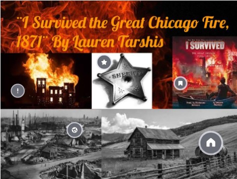 I Survived The Great Chicago Fire Book Collage | Genially