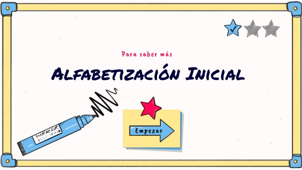 Alfabetización inicial