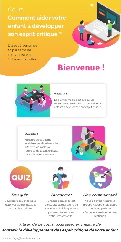 Présentation générale du cours | Genially