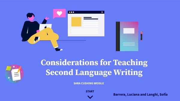 Considerations for Teaching Second Language Writing | Genially