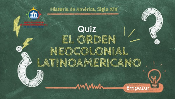 Pensando el Orden Neocolonial