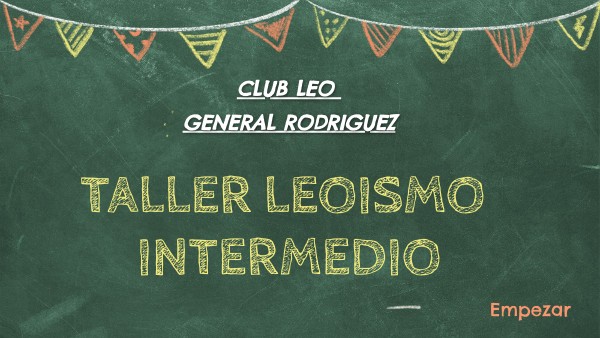 CLUB LEO TALLER | Genially