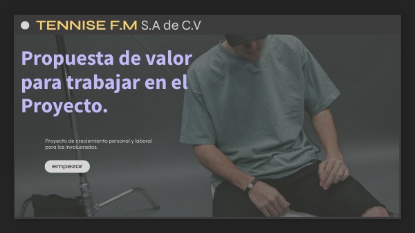 Propuesta TENNISE FM. | Genially