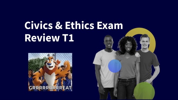 Civics & Ethics Exam Review | Genially