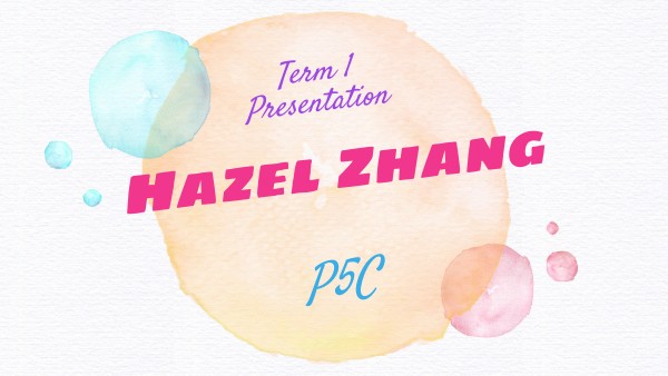 Hazel's term 1 presentation | Genially