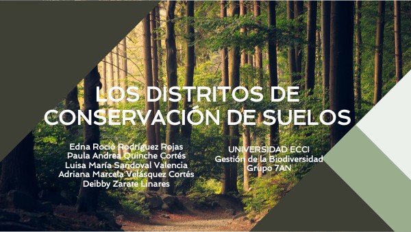 DISTRITOS DE CONSERVACIÓN DE SUELOS | Genially