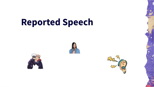 Reported speech bach | Genially