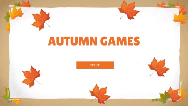 AUTUMN GAMES | Genially