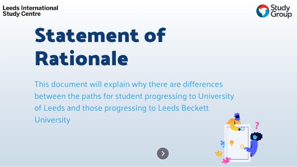 Statement of Rationale