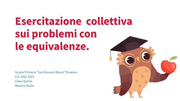 Problemi con le equivalenze. | Genially