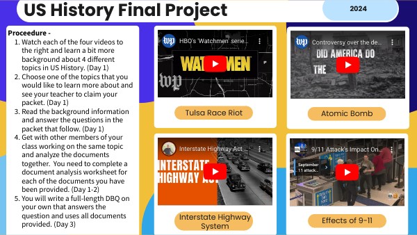 USH Final Project Intro | Genially