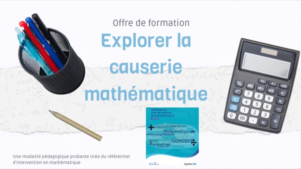 La causerie math | Genially