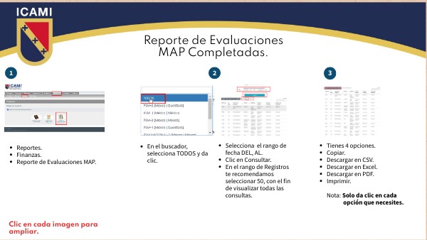 Reporte Evaluaciones MAP Completadas | Genially