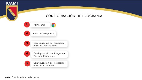 Configuración de Programas | Genially