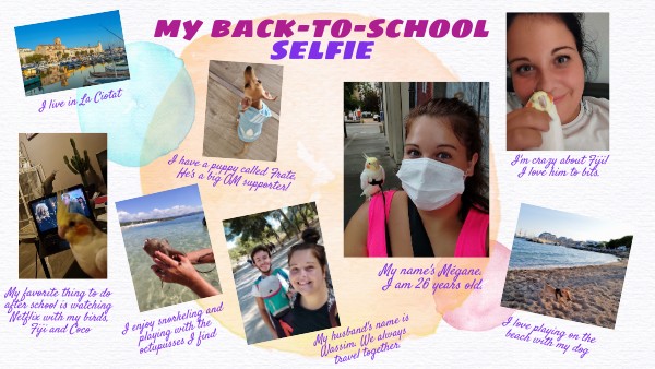back to school selfie | Genially