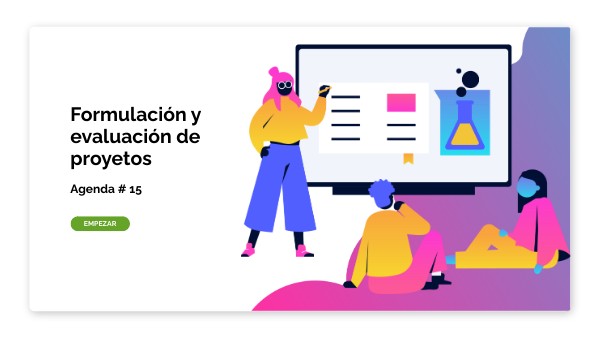 Agenda 15 : Formulación de proyectos | Genially