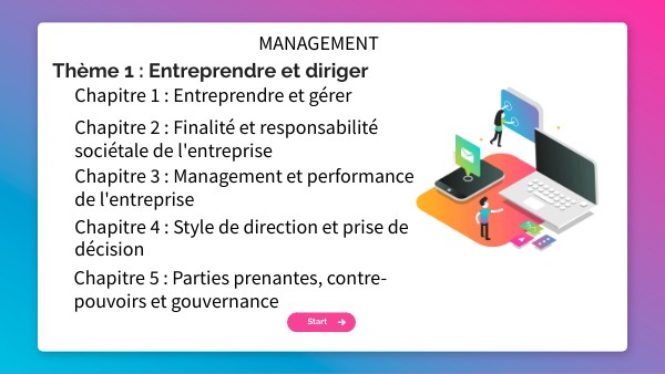 Management BTS COM Chapitre 1 | Genially