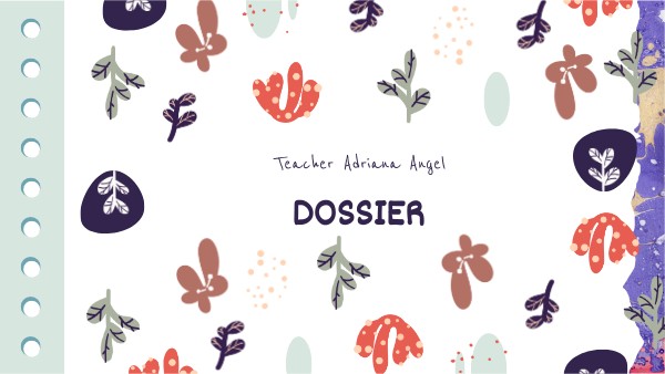 DOSSIER writing Activity Teacher Adriana Angel