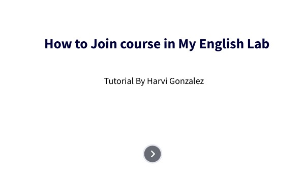 My English Lab tutorial