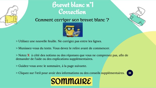 Correction DNB blanc n°1 | Genially