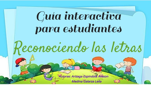 Reconociendo las letras | Genially