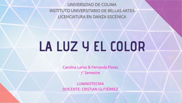La luz y el color