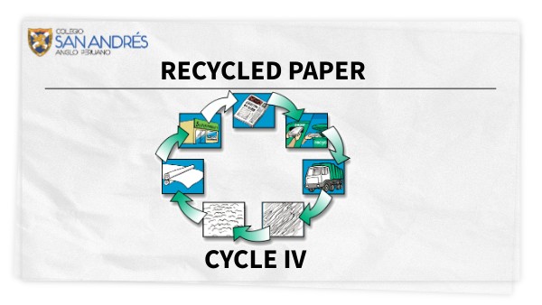 Recycled paper
