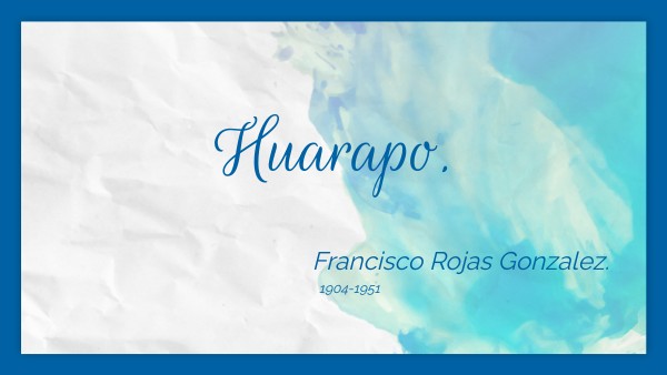 HUARAPO | Genially