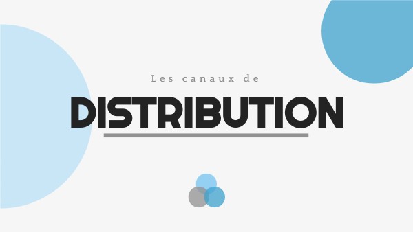 les canaux de distribution | Genially